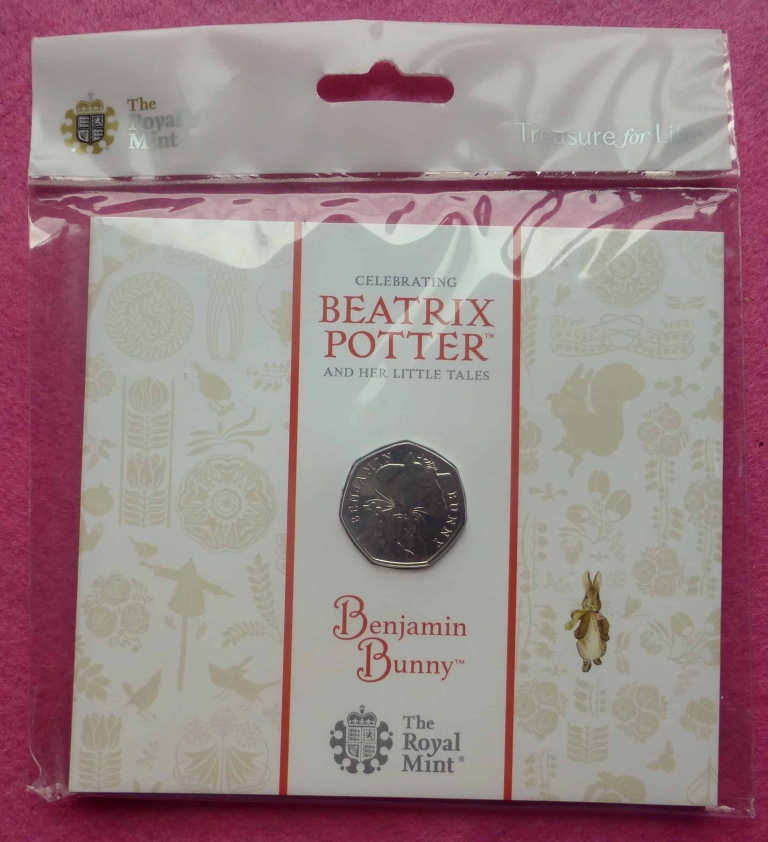 BENJAMIN BUNNY 2017 UK 50p BU COIN PACK - The Coin Connection
